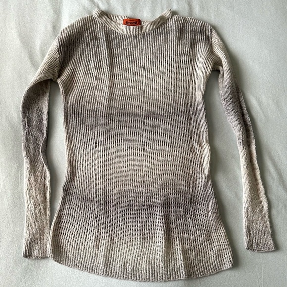 Missoni | Dresses | Missoni Mini Dress In Gradient Gray With Ribbed ...